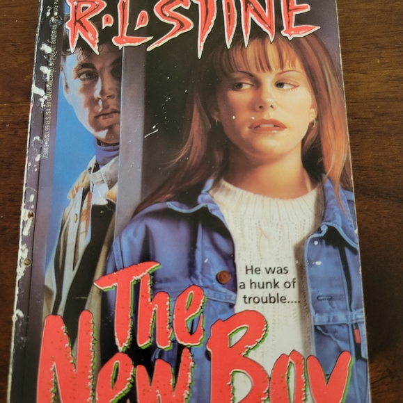 r.l. stine | Office | Vintage Rl Stine Fear Street The New Boy Book ...